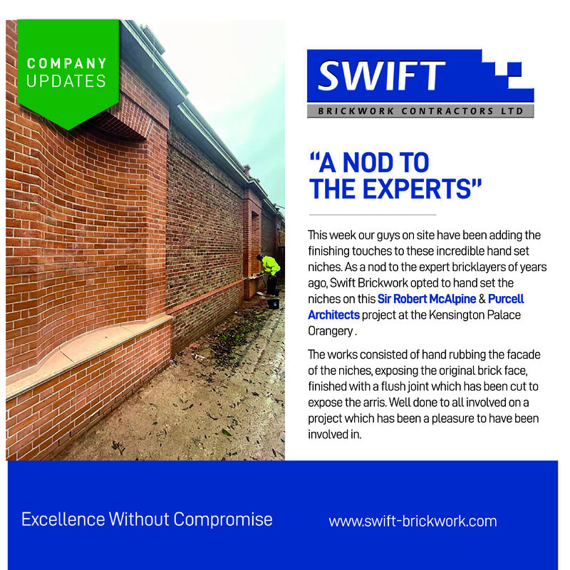 Swift Brickwork Contractors Limited - Always striving to deliver ...